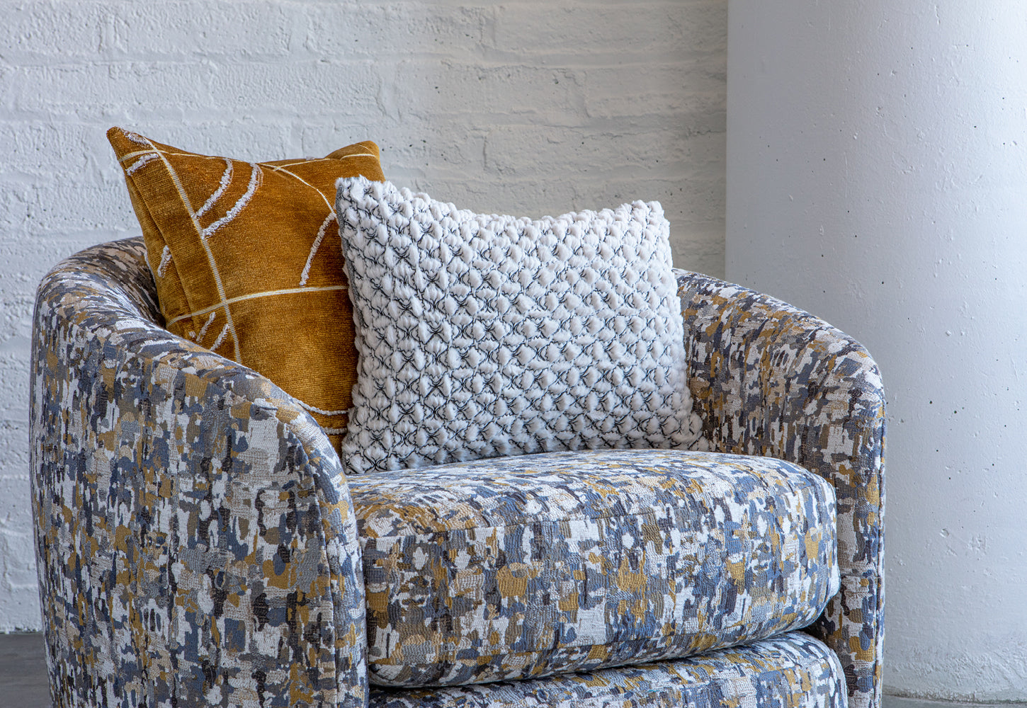 Pollack Claude Abstract Upholstery Fabric | Studio 198 London